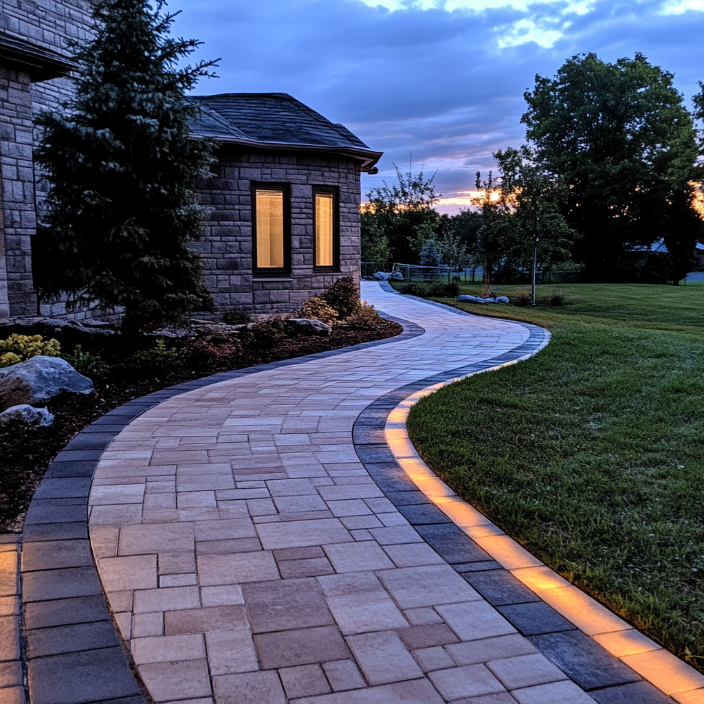 Curved Brick Paver Walk What Is The Best Edging For Pavers: A Complete