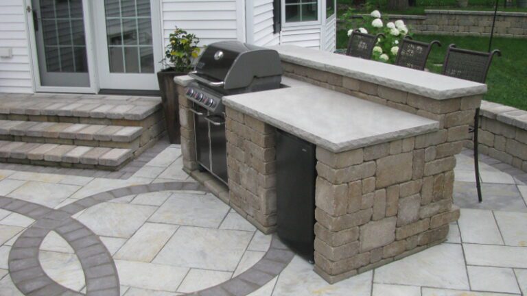 Paver Grill Station: How to Build One | JS Brick Pavers