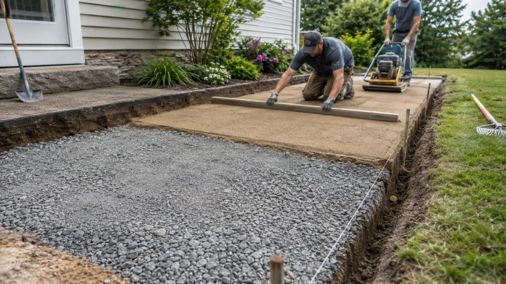 How to lay stone pavers the professional way | JS Brick Pavers